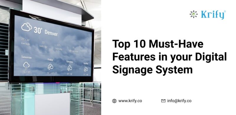 Digital Signage Software Development